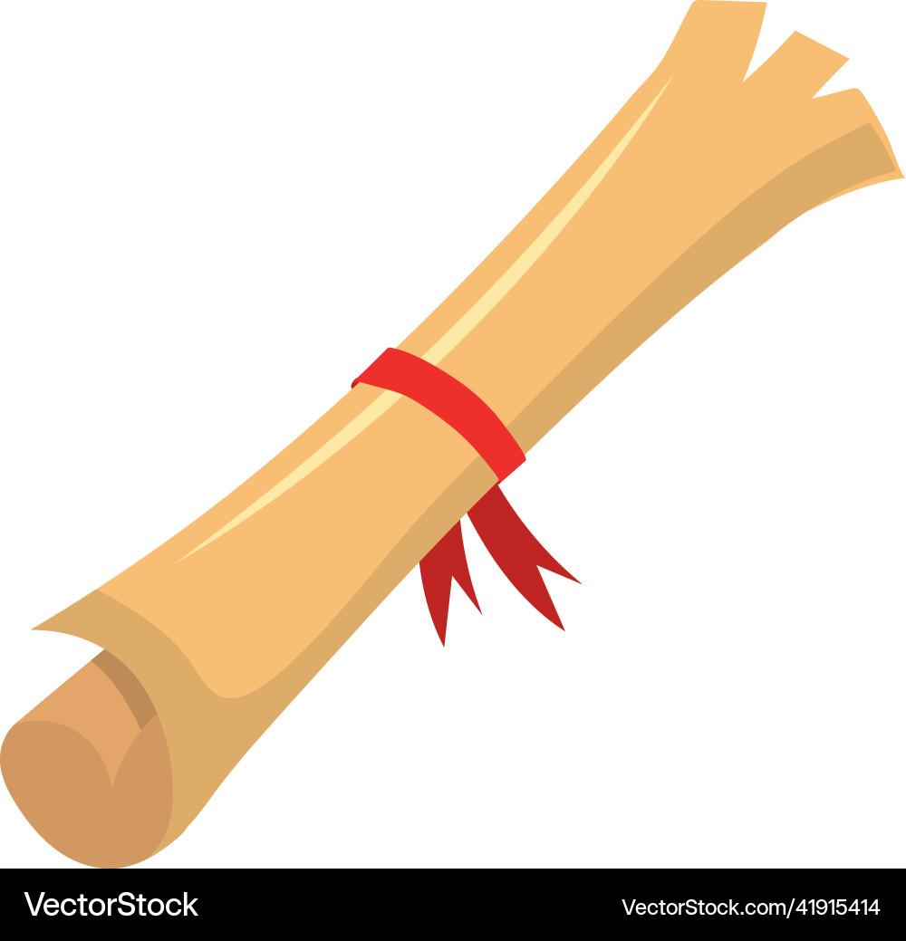 Pirate map roll Royalty Free Vector Image - VectorStock