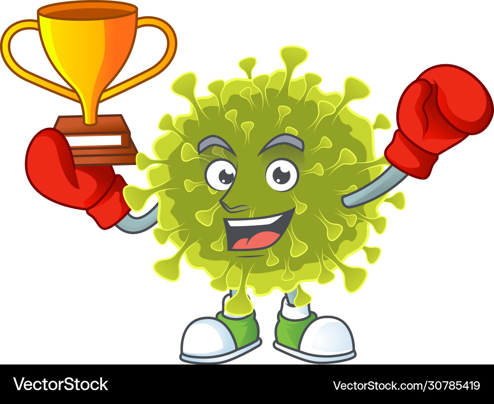 Boxing winner global coronavirus outbreak in style