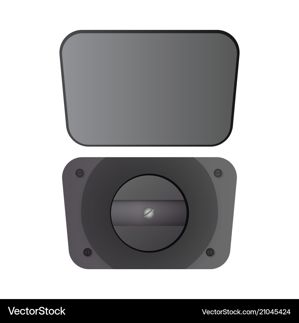 Fuel filler flap Royalty Free Vector Image - VectorStock