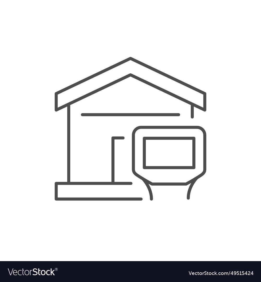 House energy audit line icon Royalty Free Vector Image House energy audit line icon Royalty Free Vector Image