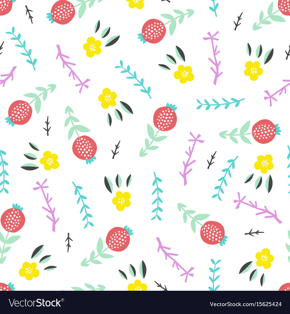 Seamless creative pattern Royalty Free Vector Image