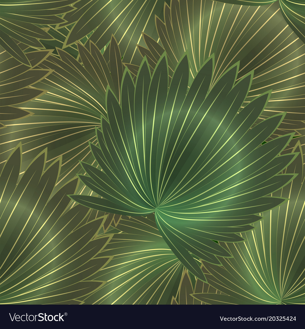 Seamless pattern with leaves background Royalty Free Vector