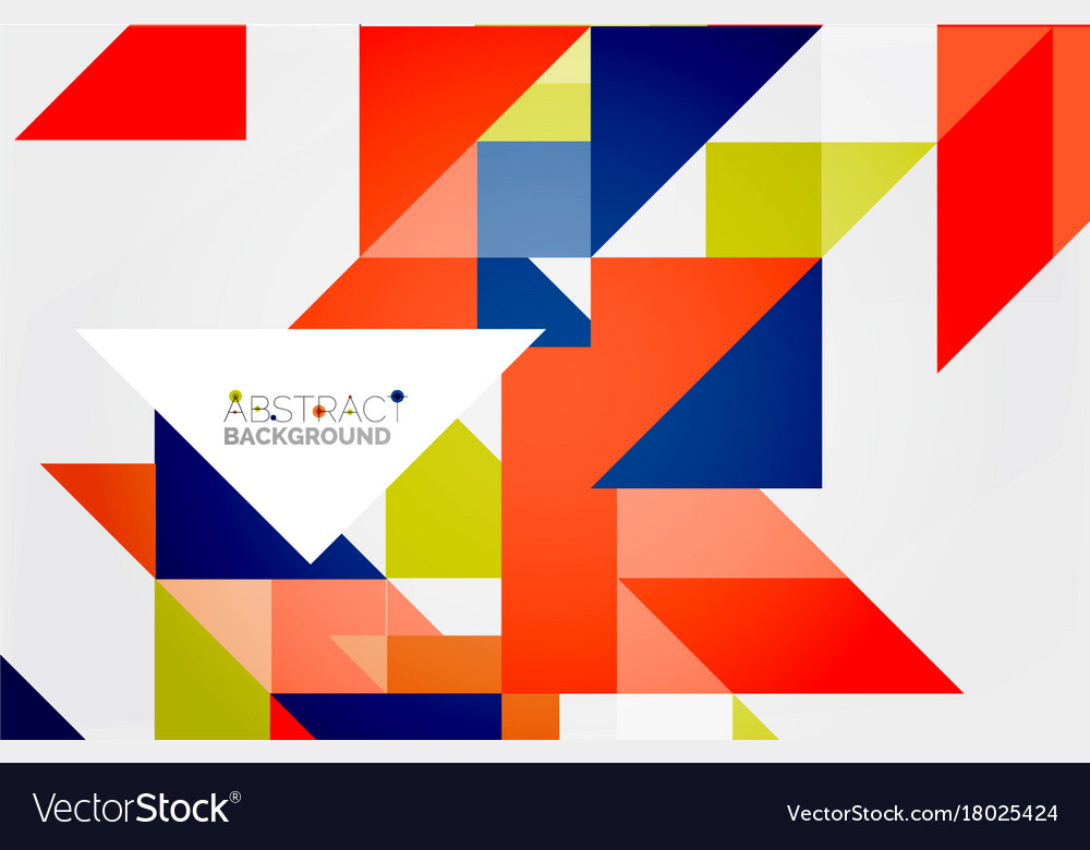 Triangle pattern design background Royalty Free Vector Image