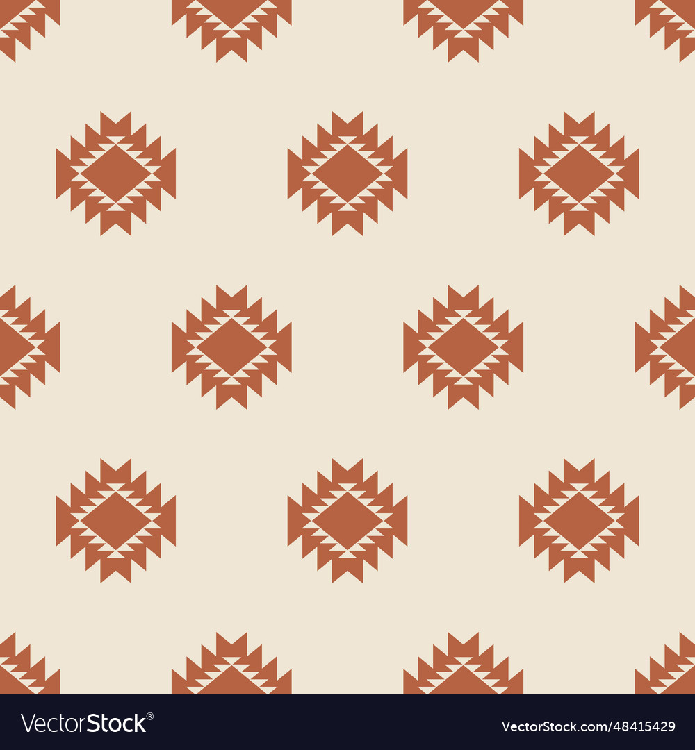 Minimal southwestern boho navajo seamless pattern Vector Image