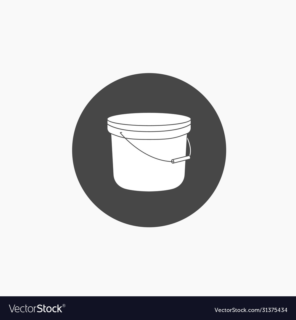 Paint container icon Royalty Free Vector Image