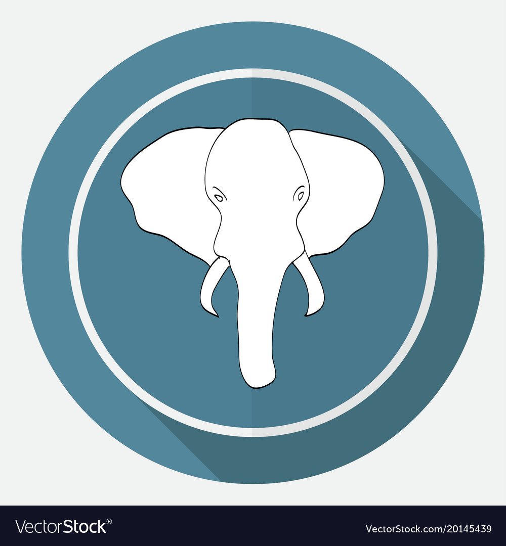 Elephant icon Royalty Free Vector Image - VectorStock