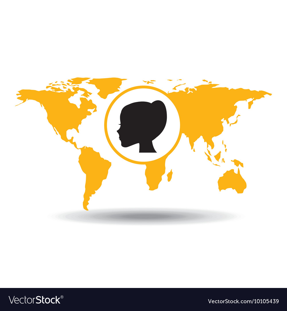 World map icon Royalty Free Vector Image - VectorStock