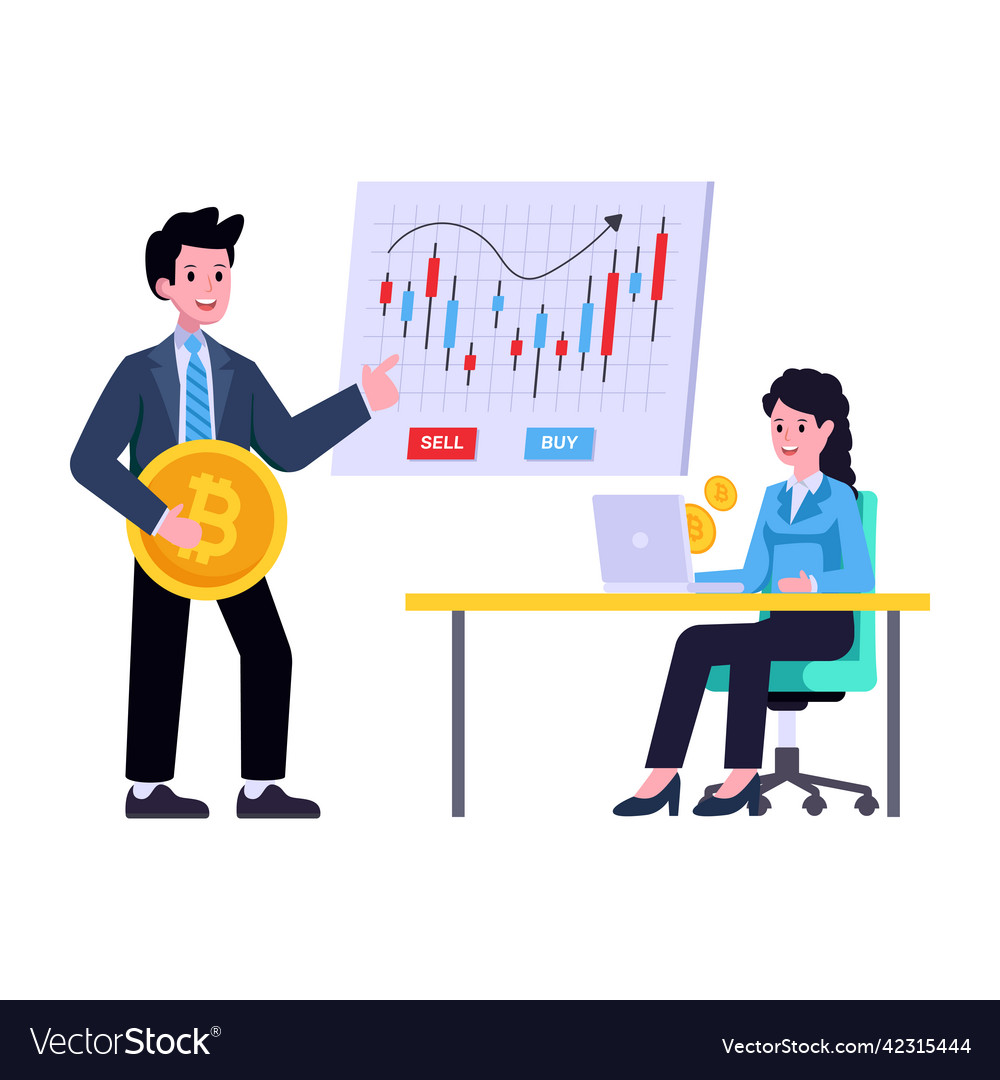 Candlestick chart Royalty Free Vector Image - VectorStock