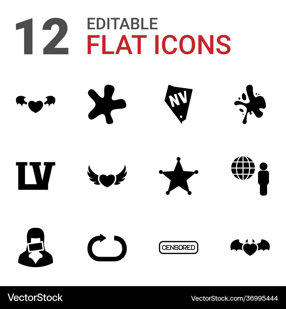 Grunge Icons Lizenzfreies Vektorbild - VectorStock