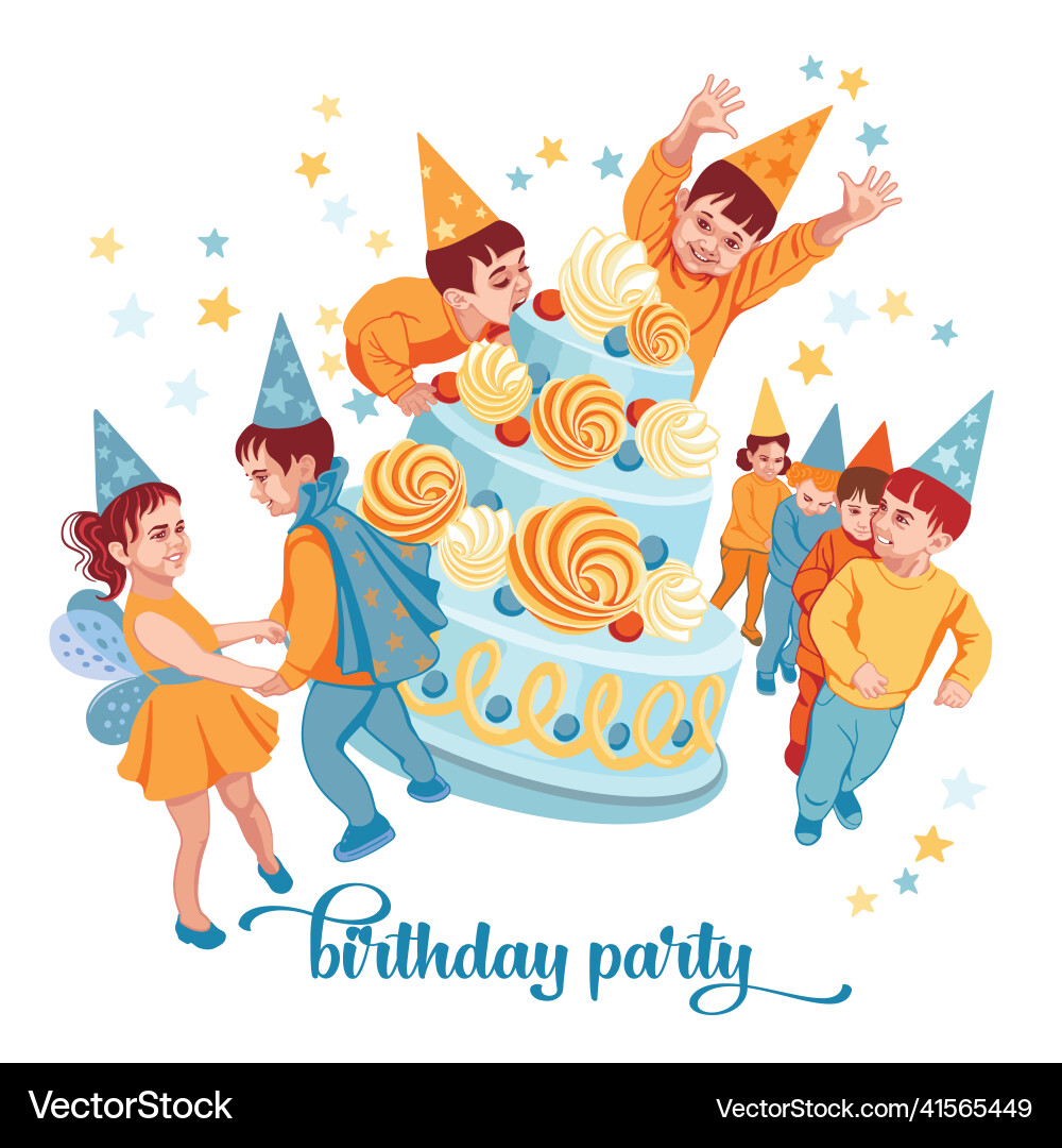 Birthday party Royalty Free Vector Image - VectorStock