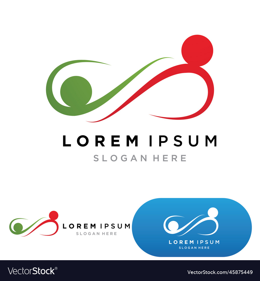 Infinity design Royalty Free Vector Image - VectorStock