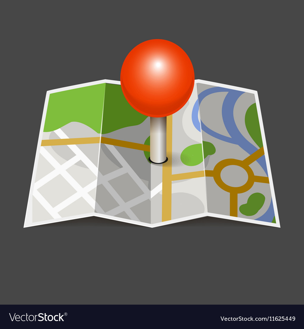 Map Royalty Free Vector Image - VectorStock