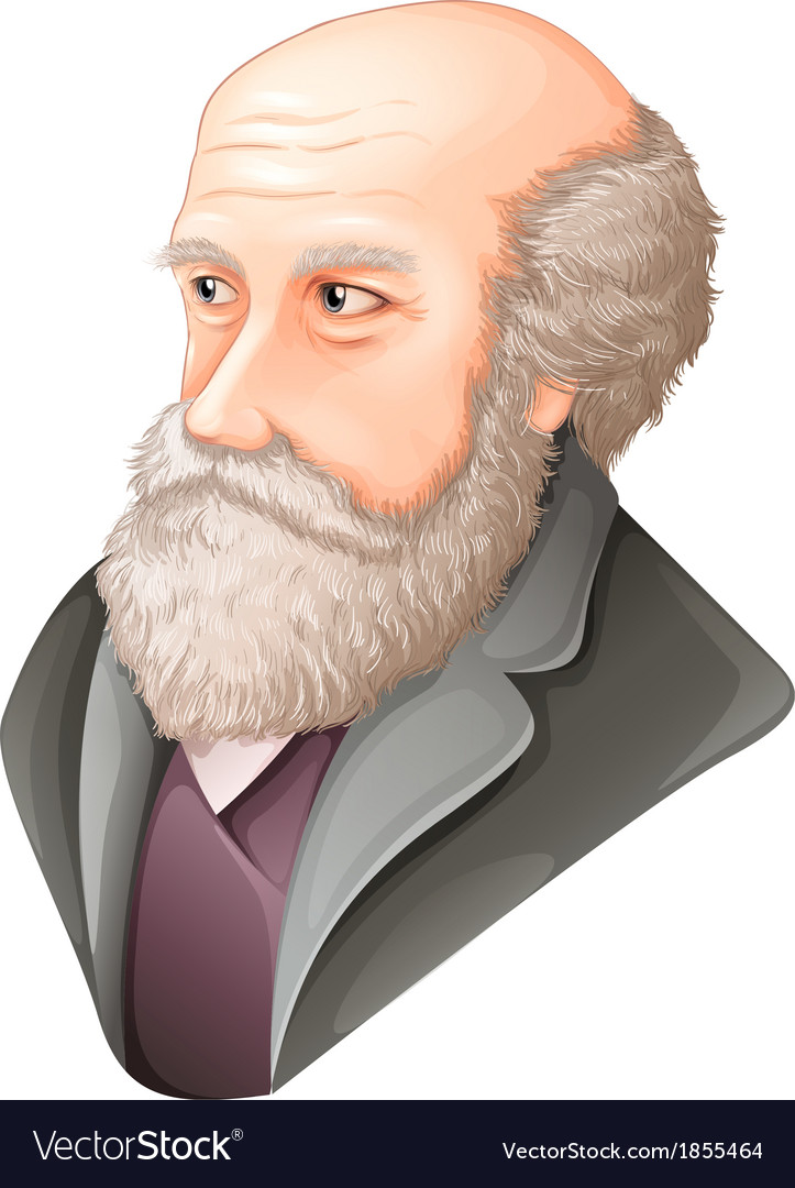 Charles darwin Royalty Free Vector Image - VectorStock Charles darwin Royalty Free Vector Image - VectorStock