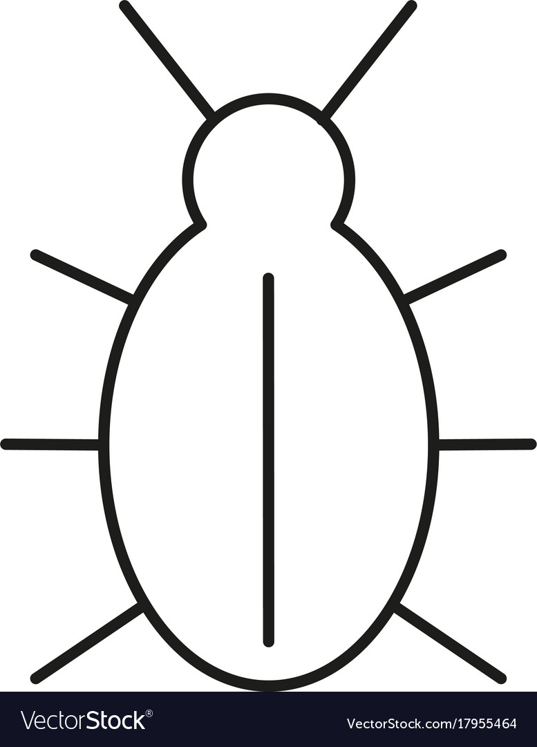 Malware bug icon Royalty Free Vector Image - VectorStock