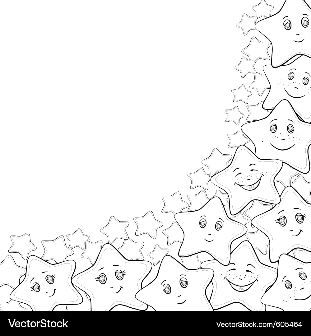 Smile stars Royalty Free Vector Image - VectorStock