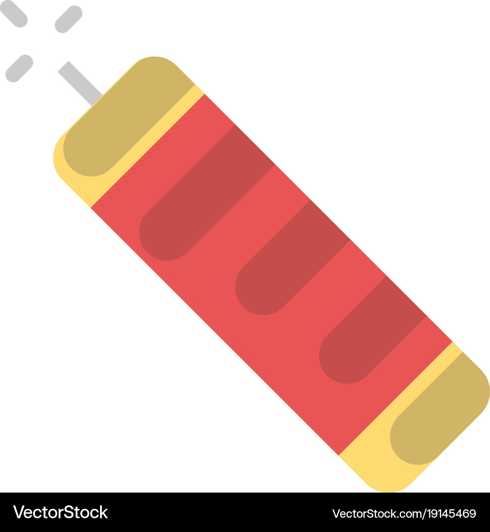 Fire cracker Royalty Free Vector Image - VectorStock