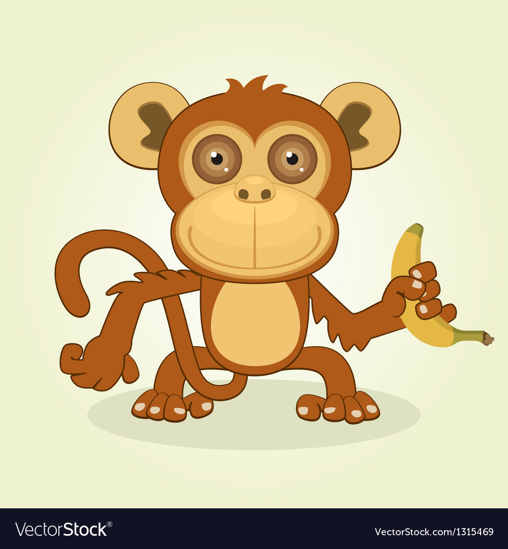 Monkey Royalty Free Vector Image - VectorStock
