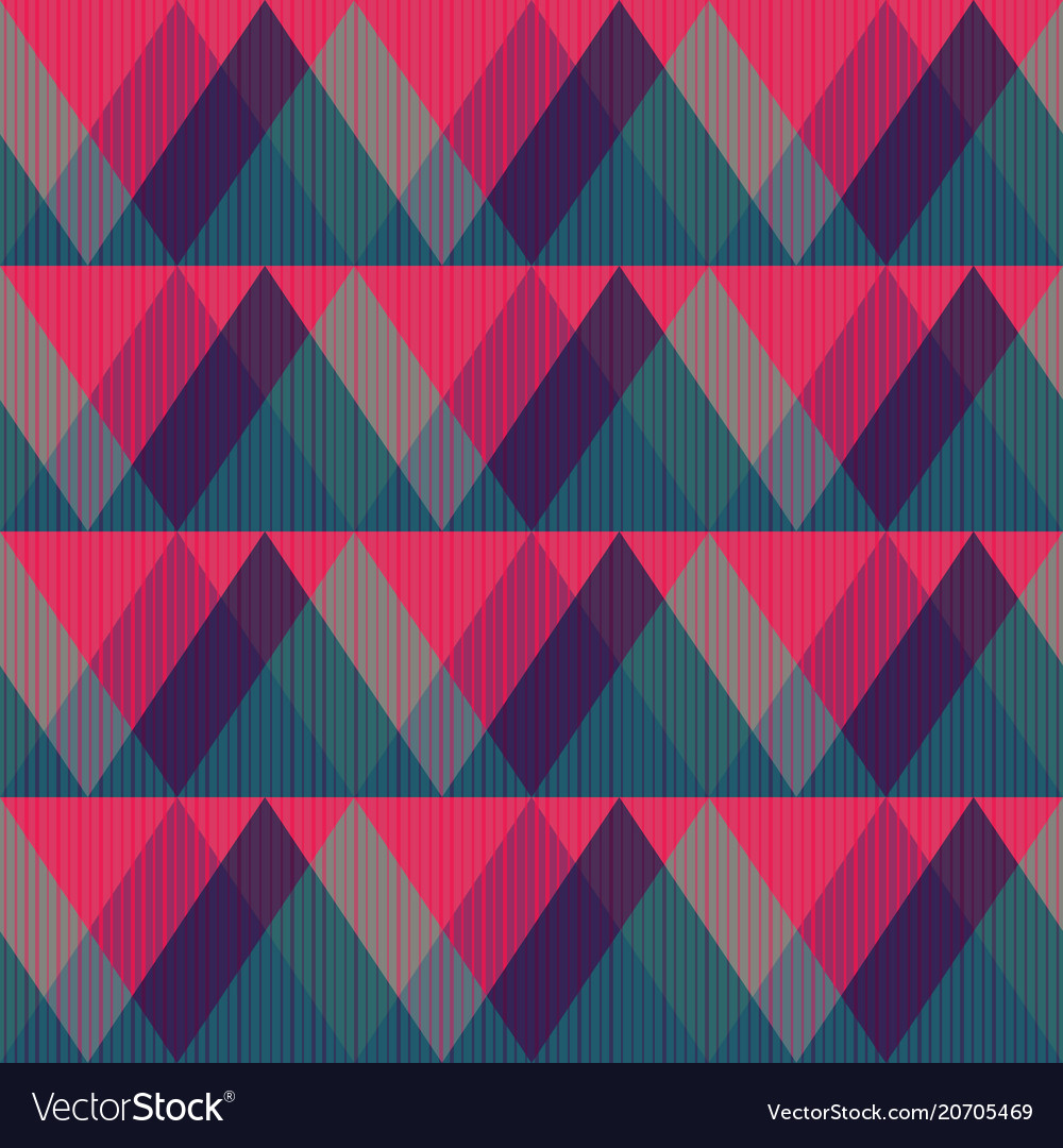 Red triangle seamless pattern Royalty Free Vector Image