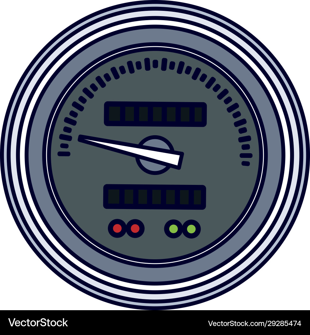 Car speed meter icon Royalty Free Vector Image