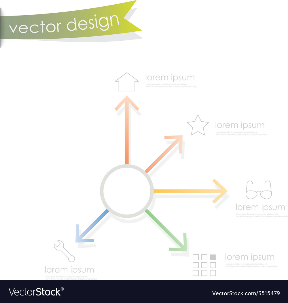 Simple process step Royalty Free Vector Image - VectorStock