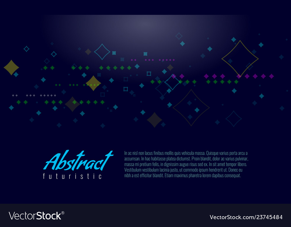 Abstract digital dot and rectangle elements Vector Image