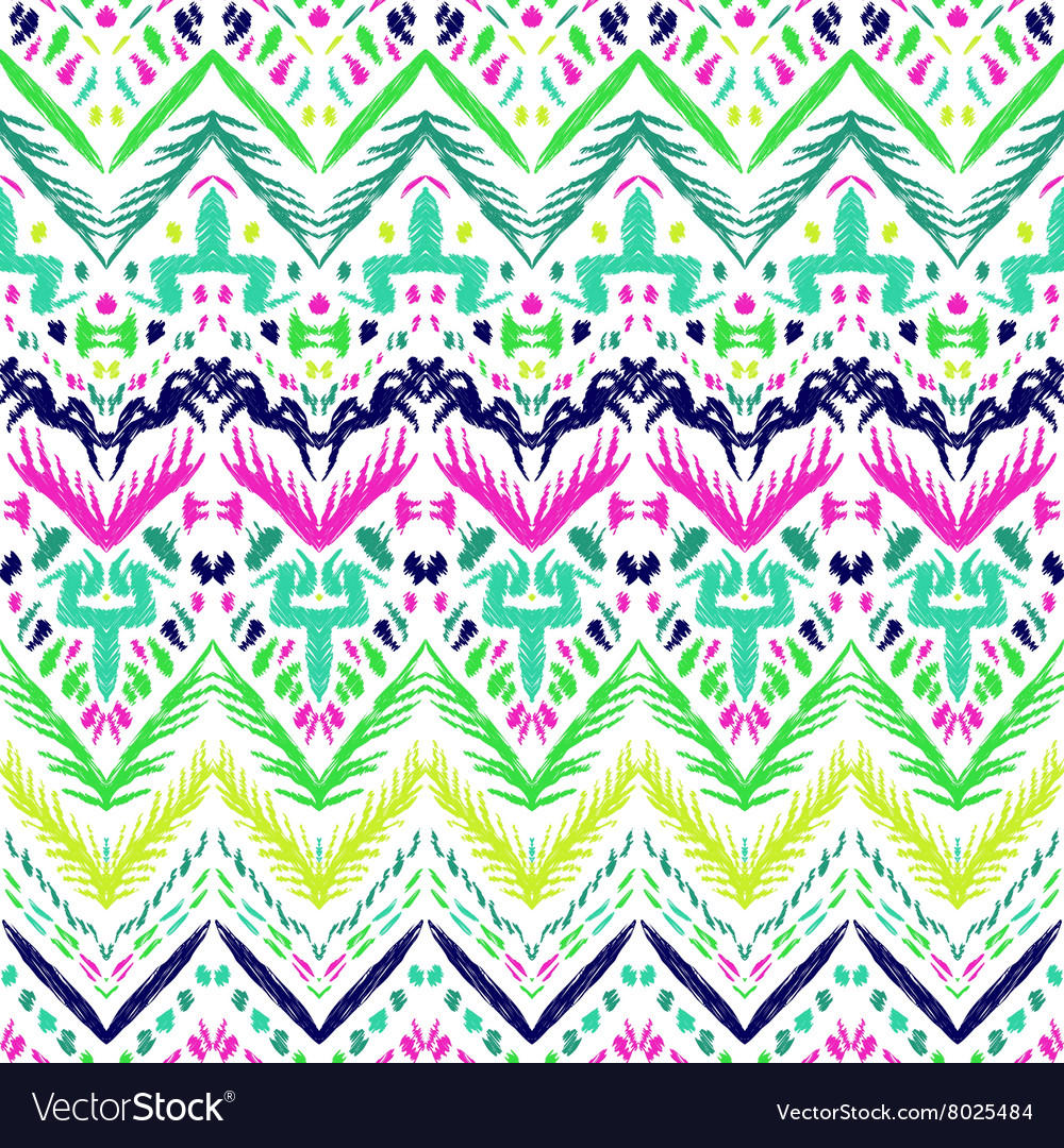 Ikat pattern Royalty Free Vector Image - VectorStock
