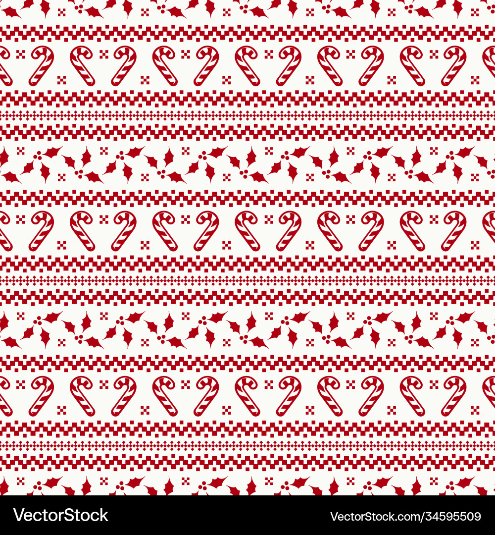 Christmas seamless pattern background Royalty Free Vector
