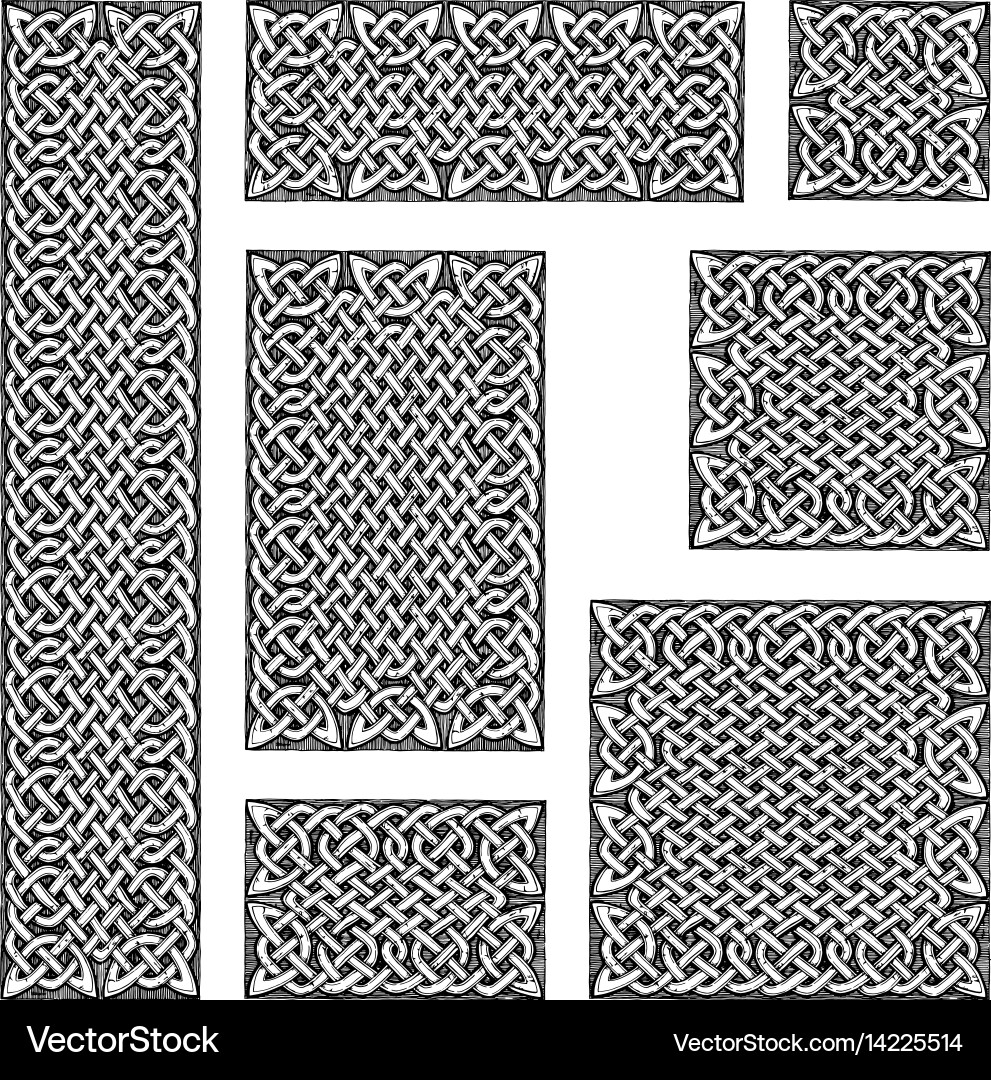 Celtic seamless pattern Royalty Free Vector Image