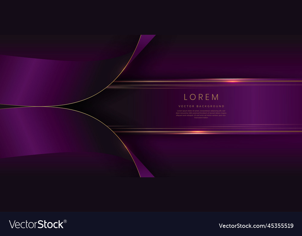 Abstract 3d curved violet ribbon Royalty Free Vector Image