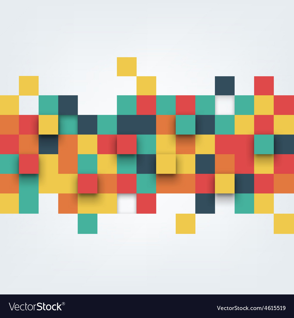 Abstract Square Pattern Royalty Free Vector Image