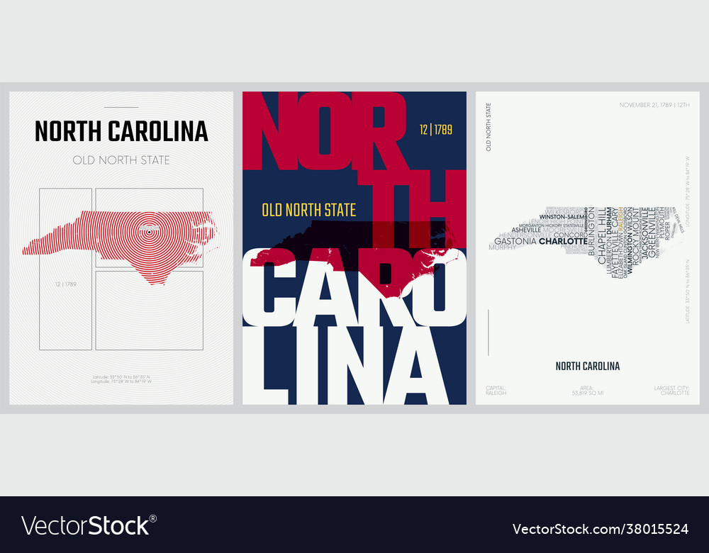 12 50 sets us state posters with name Royalty Free Vector
