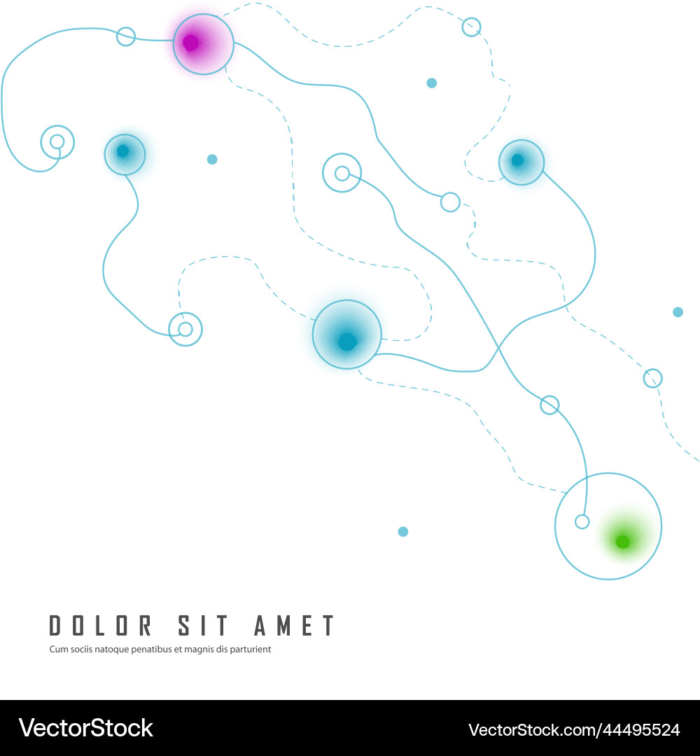 Abstract graphic design with connection background