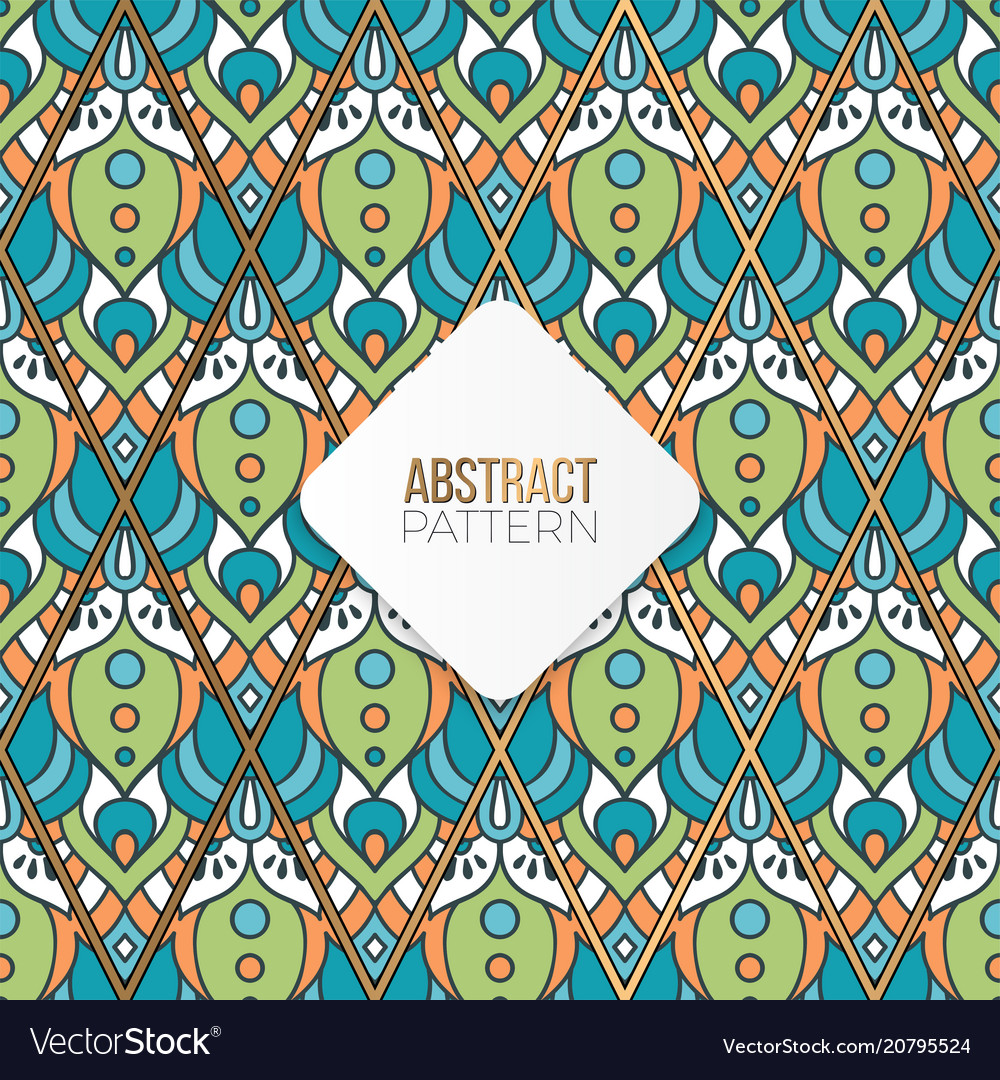 Seamless pattern tile Royalty Free Vector Image