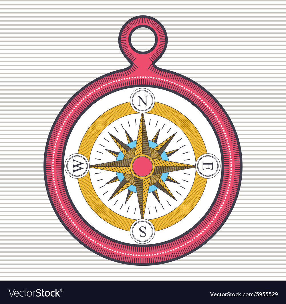 Compass design Royalty Free Vector Image - VectorStock