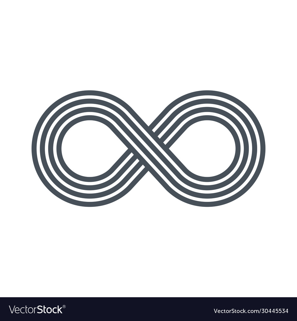 Infinity icon Royalty Free Vector Image - VectorStock