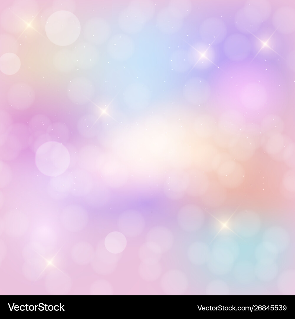 Abstract rainbow sky fantasy background Royalty Free Vector