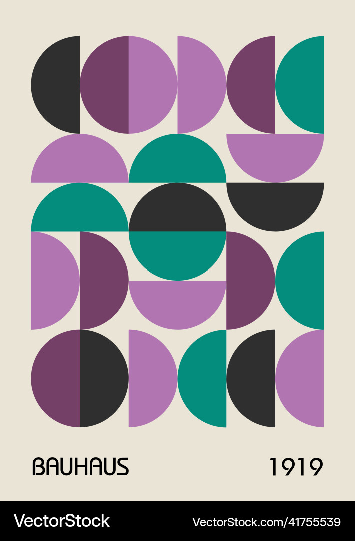 Minimal vintage 20s geometric design posters wall Vector Image