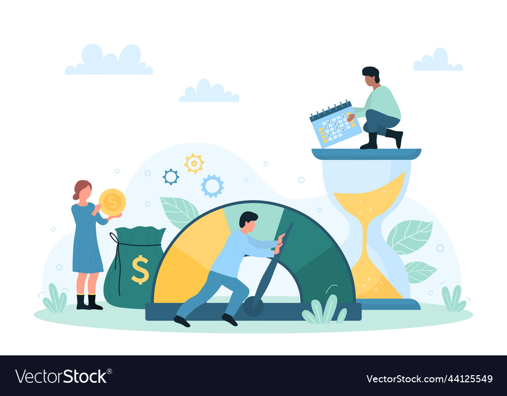 Cost optimization of services and products tiny Vector Image