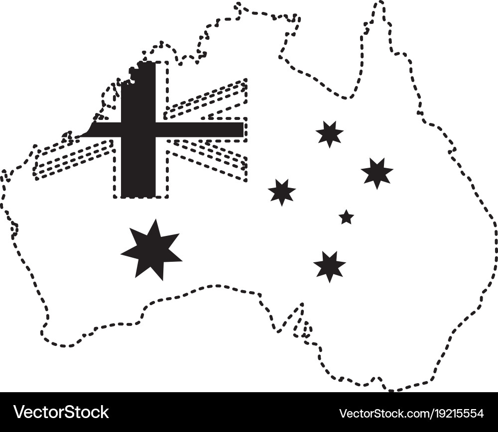 Map of australia Royalty Free Vector Image - VectorStock