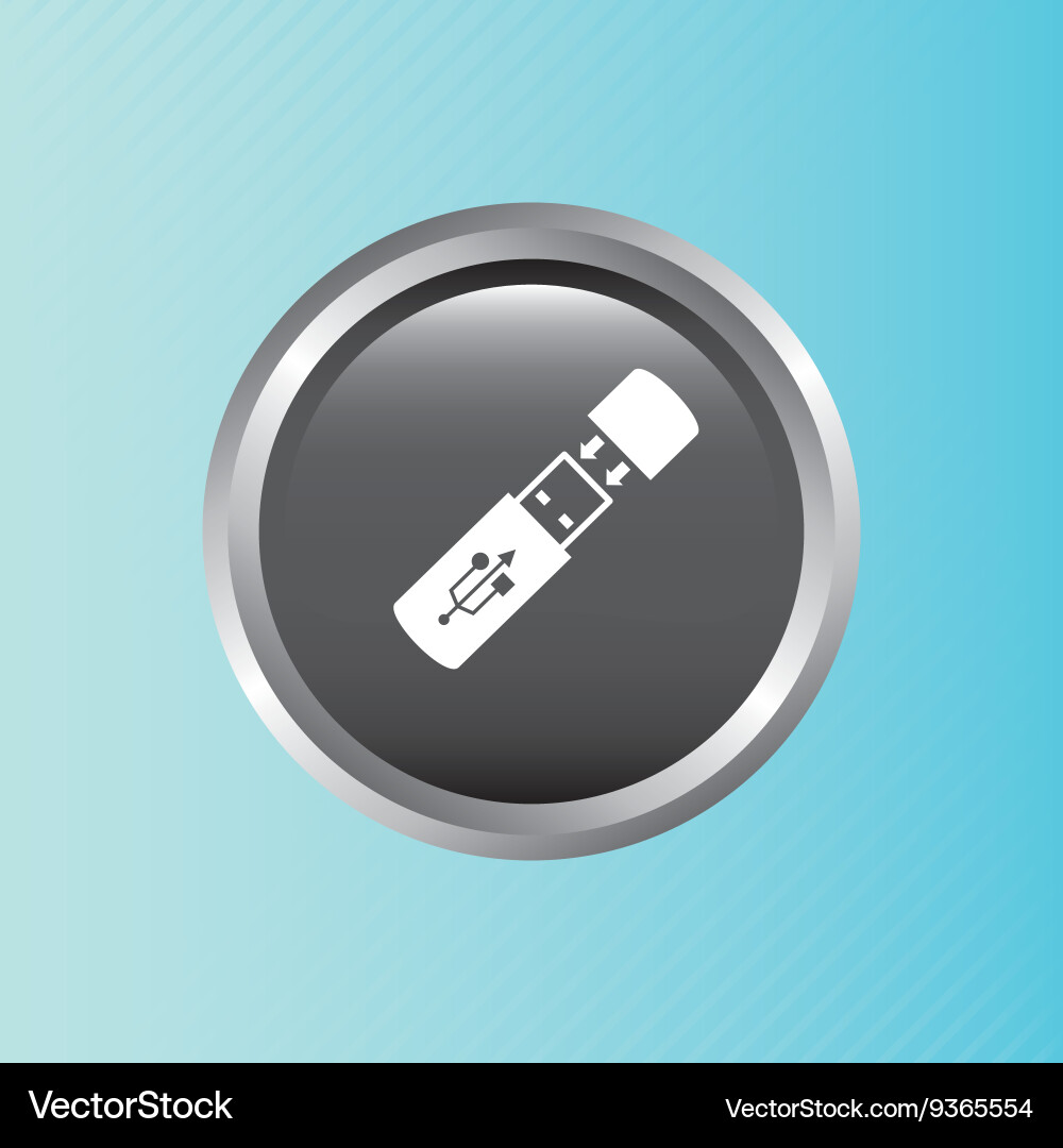 Usb device design Royalty Free Vector Image - VectorStock