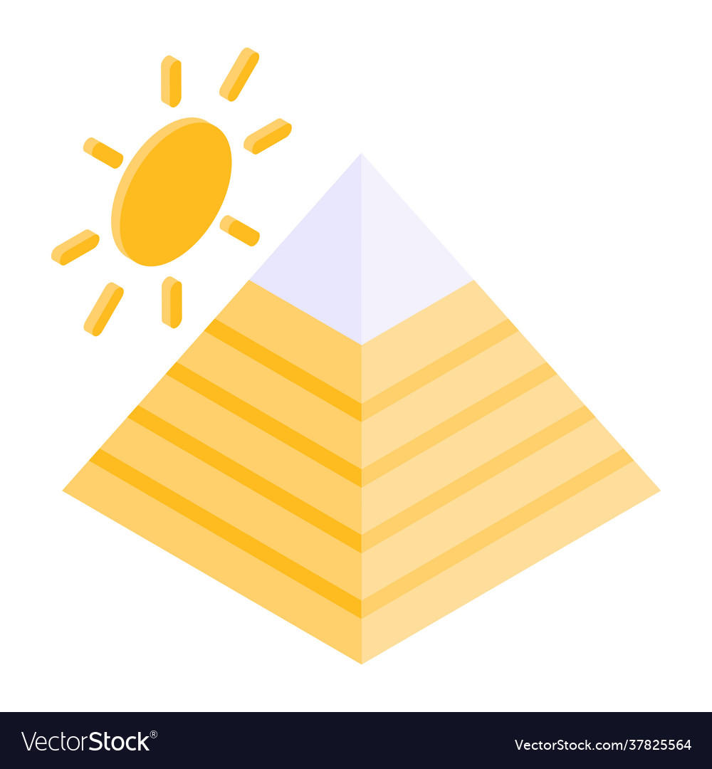 Pyramid Royalty Free Vector Image - VectorStock