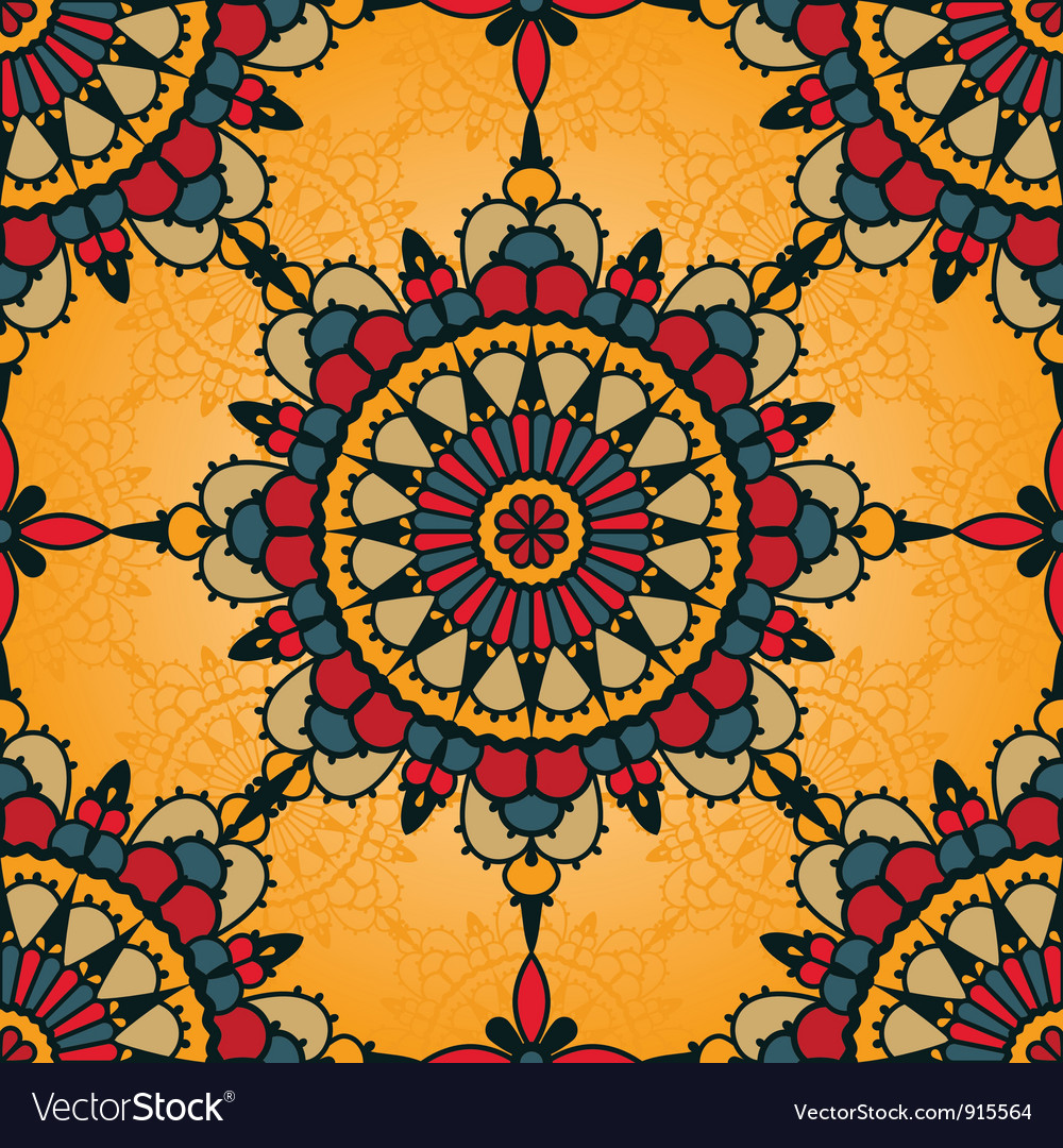 Traditional seamless pattern Royalty Free Vector Image