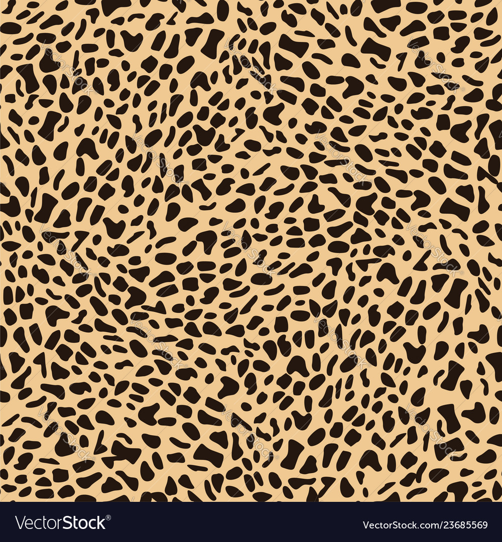 Leopard seamless pattern design Royalty Free Vector Image