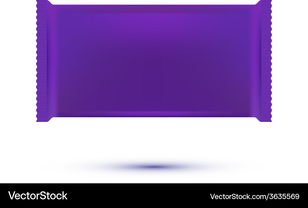 Plastic Pack Template Royalty Free Vector Image