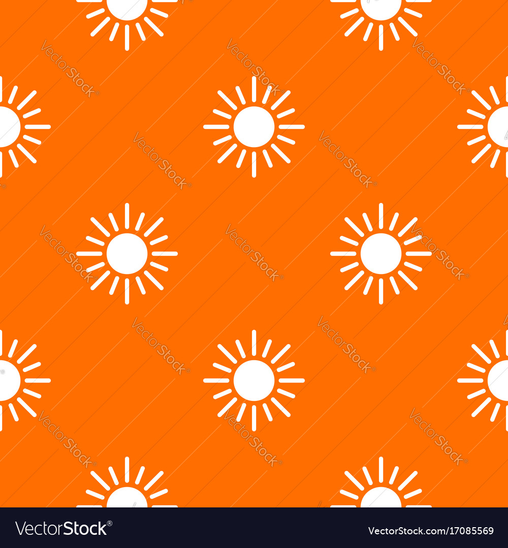 Sun pattern seamless Royalty Free Vector Image