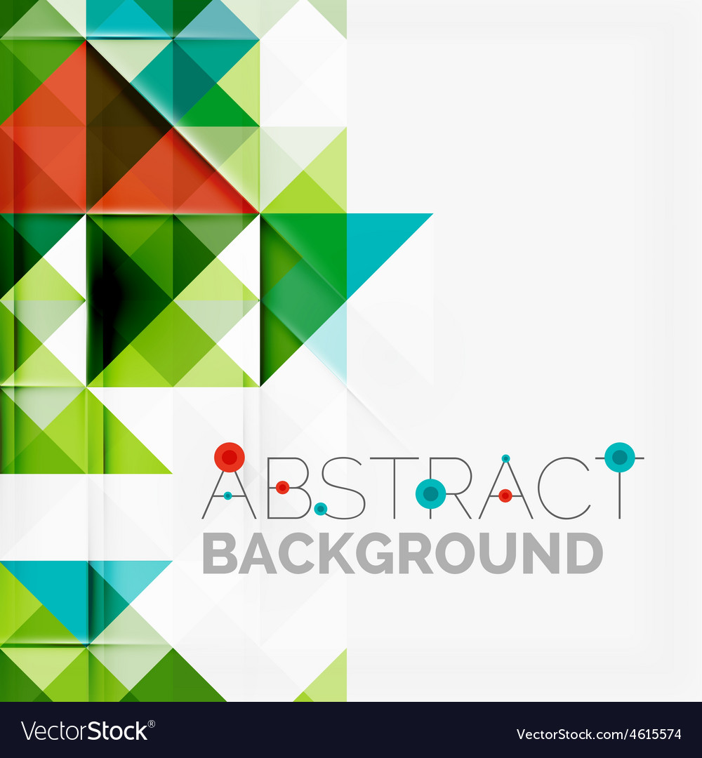 Abstract geometric background modern overlapping Vector Image