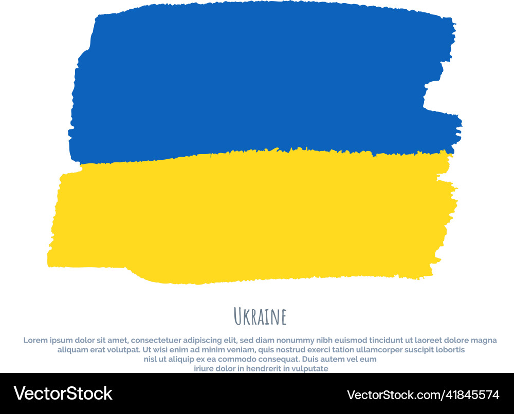 Help ukraine support people concept Royalty Free Vector