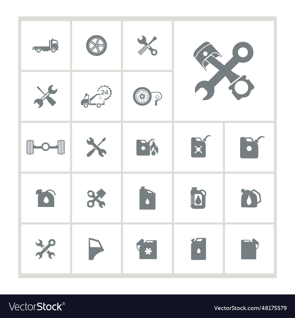 Car parts icon set car service icon set Royalty Free Vector Car parts icon set car service icon set Royalty Free Vector