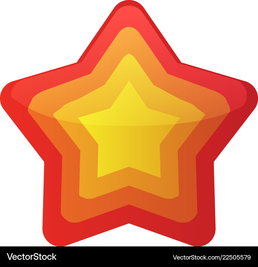 Star icon isolated on white background trendy Vector Image