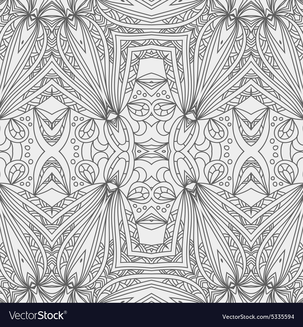 Abstract seamless ornament pattern Royalty Free Vector Image